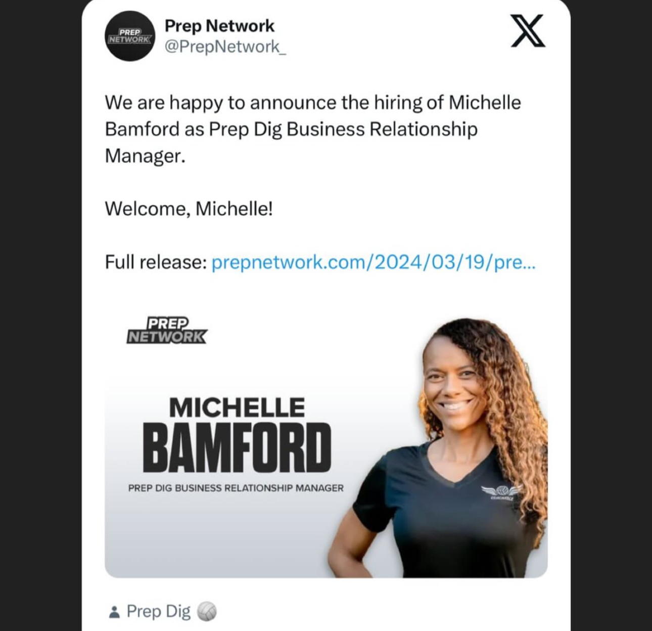 Prep Dig adds Michelle Bamford as Business Relationship Manager | Prep Dig