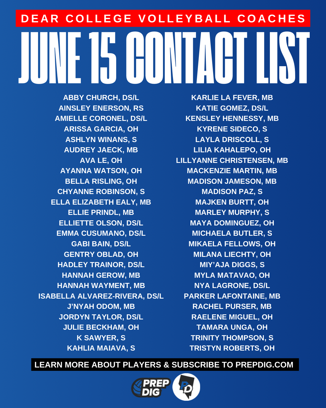 [Free Article] June 15 Prep Guide for 2026 Prospects | Prep Dig